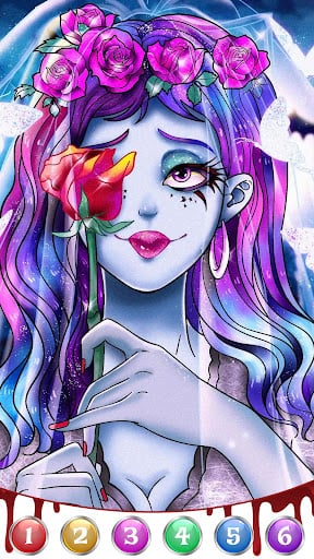 Dark, Horror Color by Number - APPSGO.net